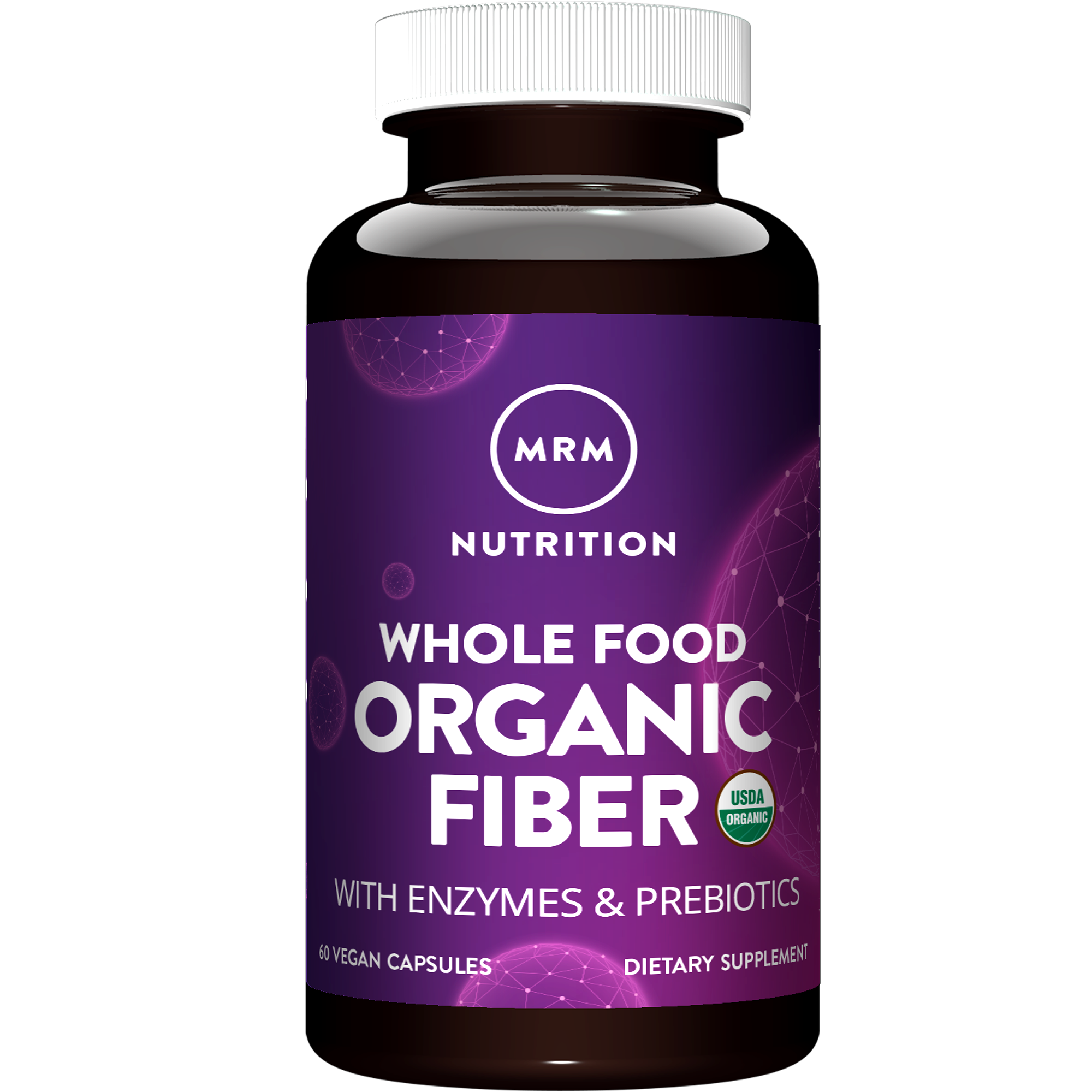 Whole Food Organic Fiber Capsules – MRM Nutrition