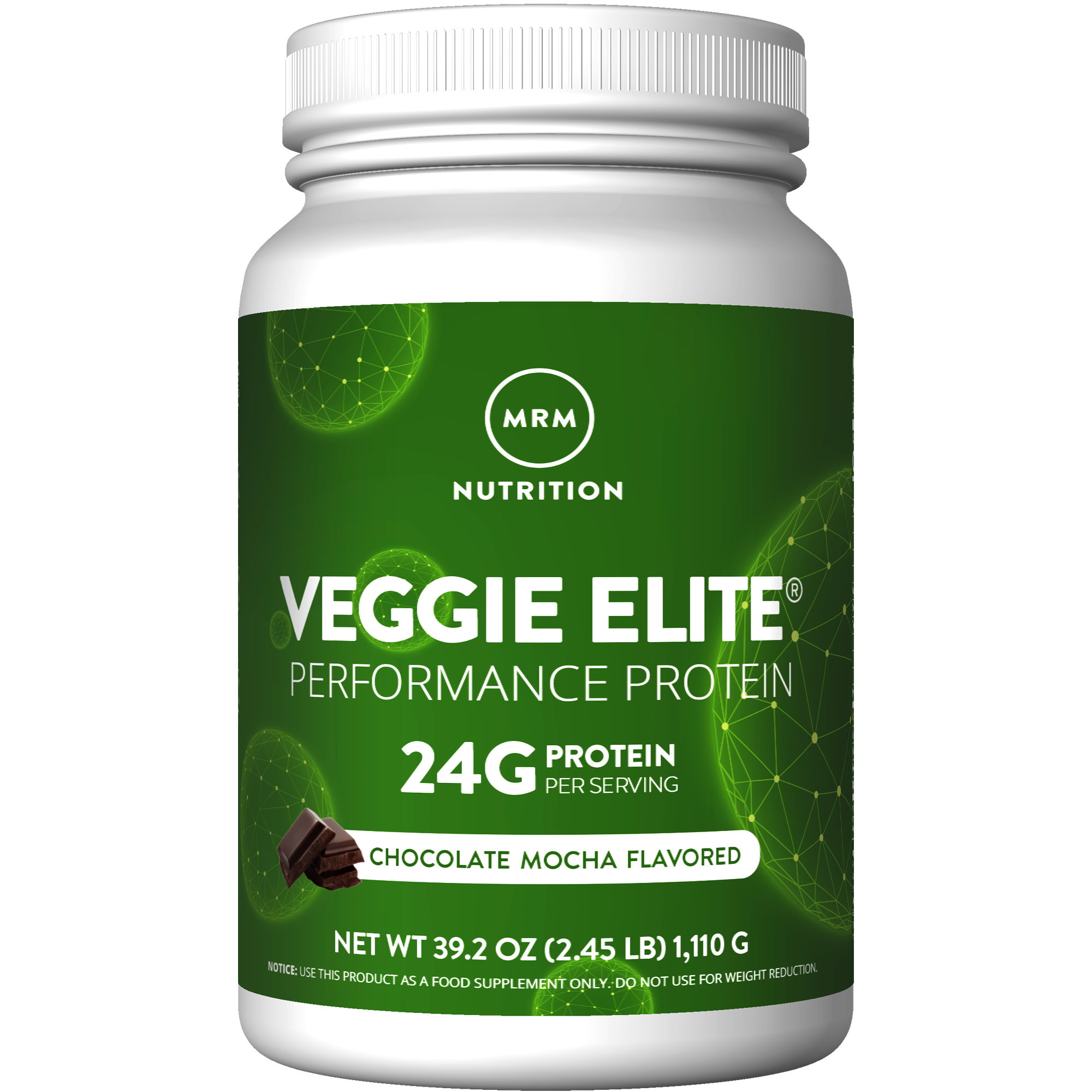 Veggie Elite® Performance Protein Chocolate Mocha Flavored (2lb) – MRM ...