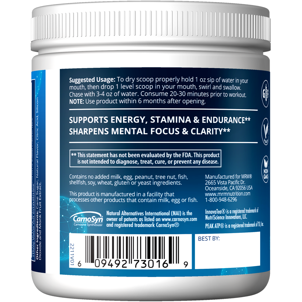 DRIVEN™ Dry Scoop Orange Blast Flavored (100g) – MRM Nutrition