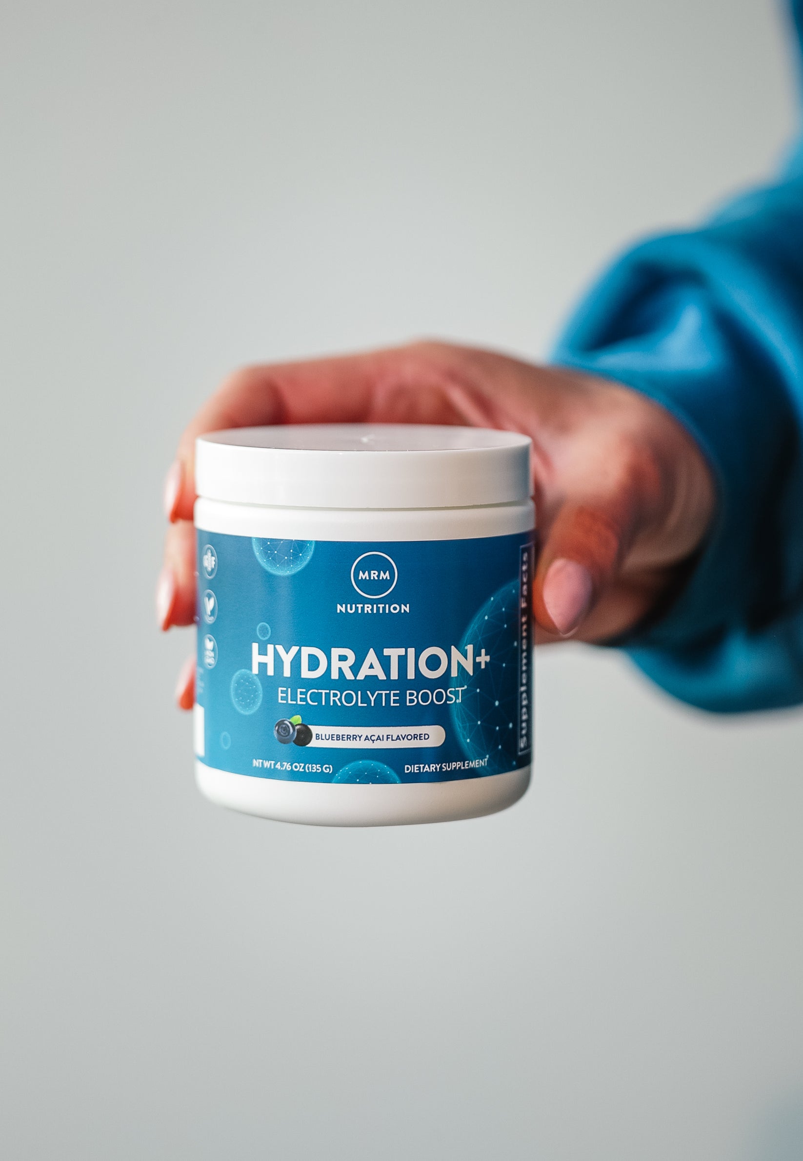 Hydration+ Blueberry Açai Flavored (135g) – MRM Nutrition